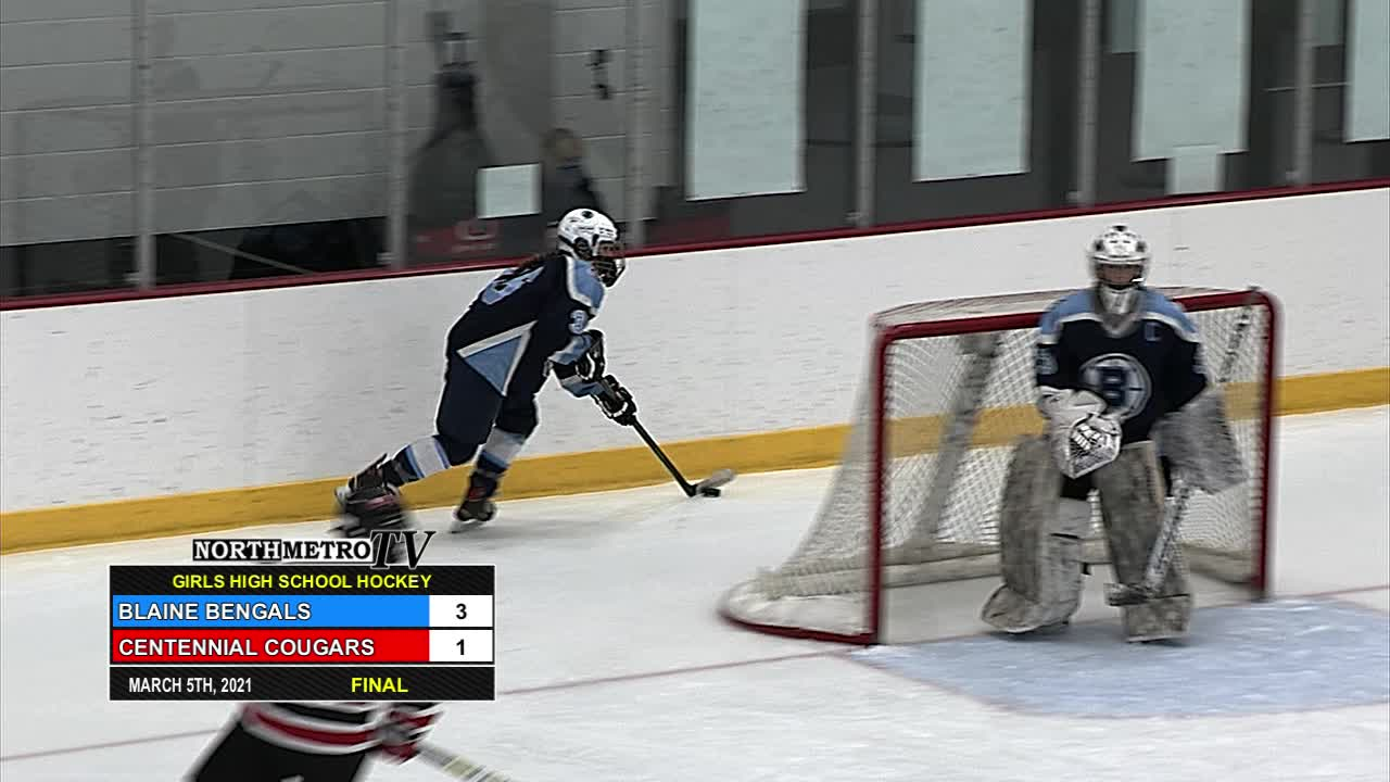 Girls Hockey: Blaine at Centennial